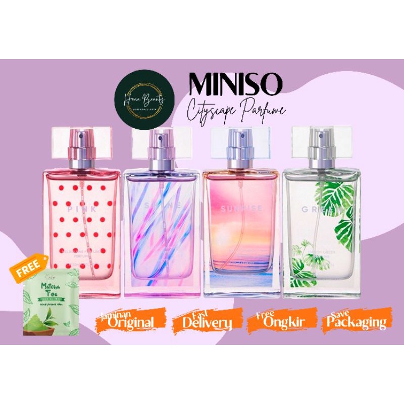 Jual [FREE GIFT] MINISO PARFUM CITYSCAPE - MELBOURNE PINK LAKE - DANISH ...