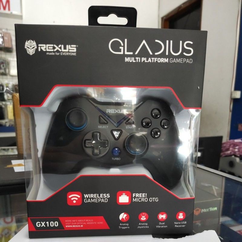 Jual Rexus Wireless Gamepad GX100 | Shopee Indonesia