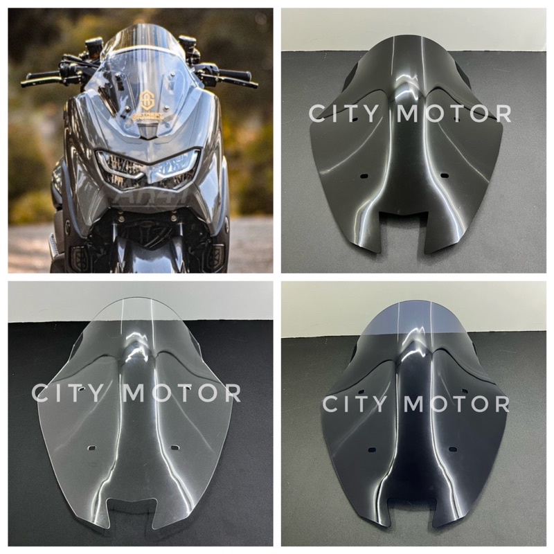 Jual WINDSHIELD VISOR MODEL TDR V1 YAMAHA NMAX 155 OLD DAN NEW 3MILI ...