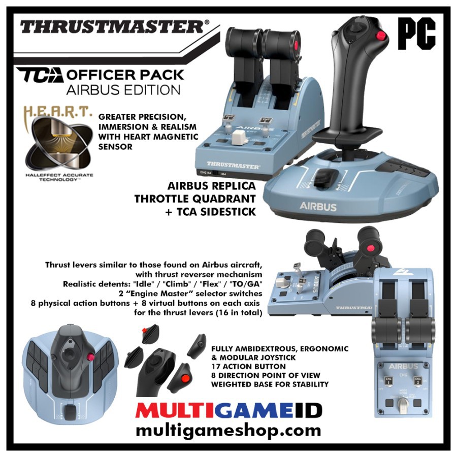 Jual Thrustmaster TCA Official Bundle Pack Airbus Edition | Shopee ...