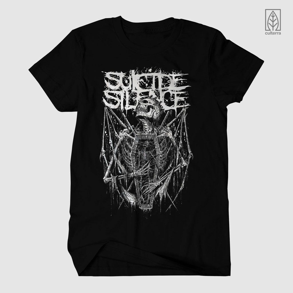 Jual KAOS BAND / KAOS SUICIDE SILENCE / SUICIDE SILENCE SKULL / BAJU ...