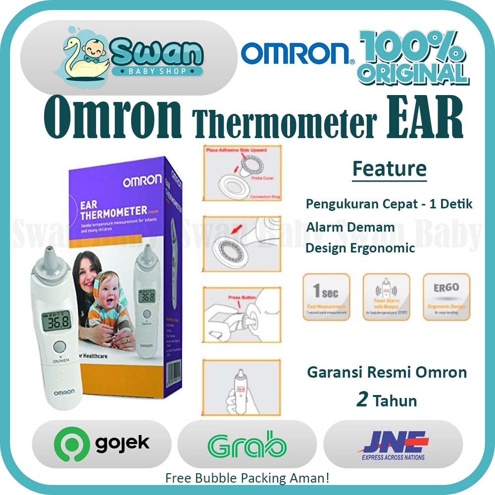Jual Omron Ear Thermometer TH 839S / Termometer Telinga Omron Indonesia ...