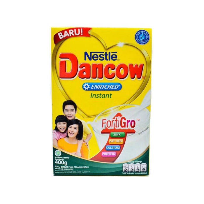 Jual DANCOW INSTANT FORTIGRO BIB 400G | Shopee Indonesia