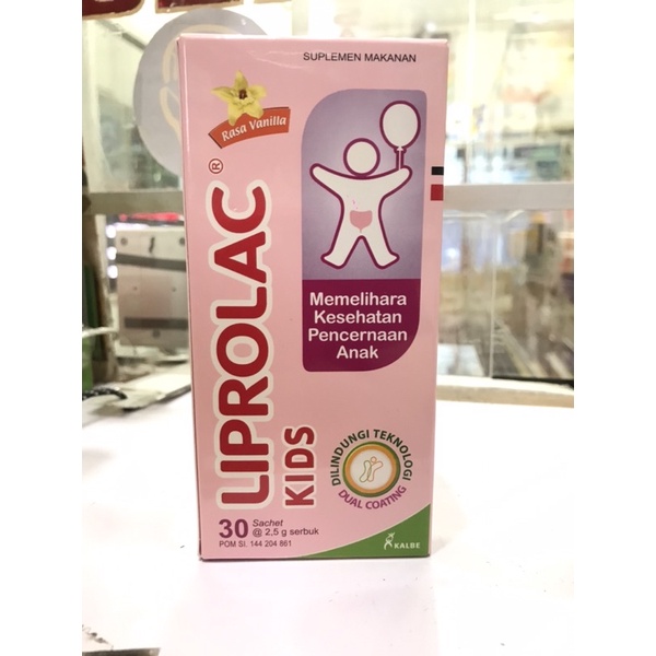 Jual Liprolac kids sachet - suplemen kesehatan pencernaan anak- 1 box ...