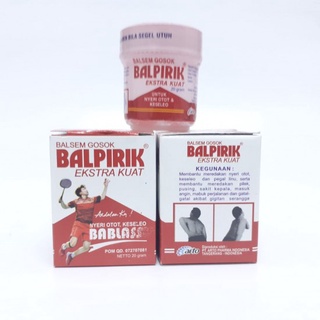 Jual Balsem Balpirik Ekstra Kuat 20Gr (Merah) | Shopee Indonesia
