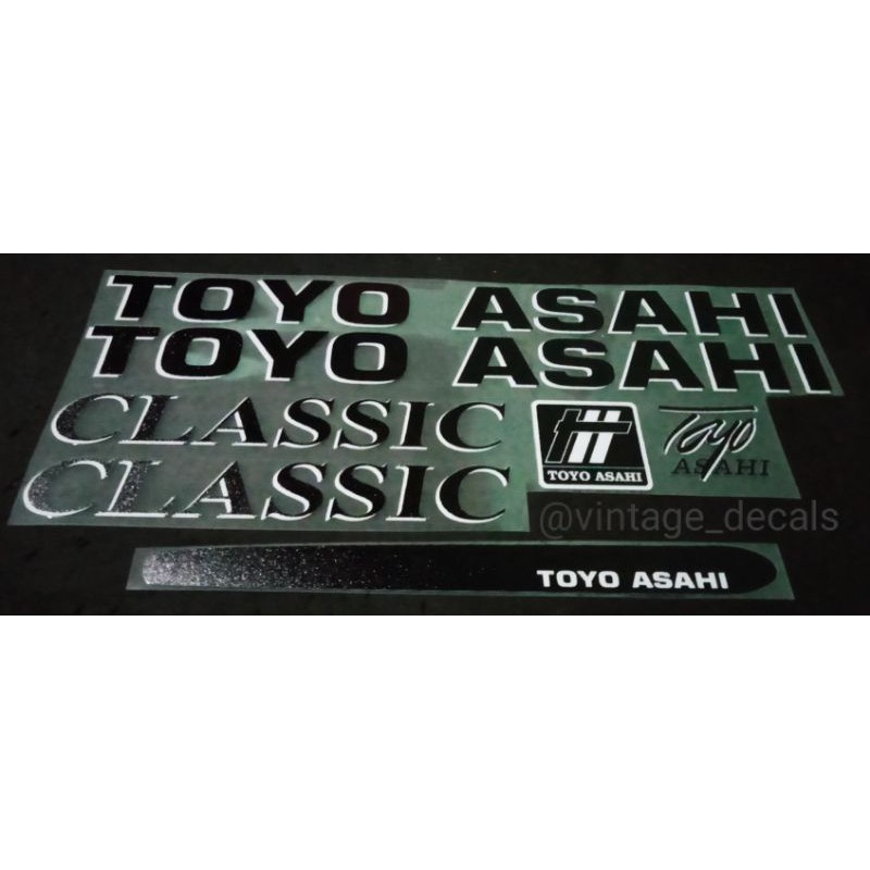 Jual sticker decal sepeda TOYO ASAHI CLASSIC | Shopee Indonesia