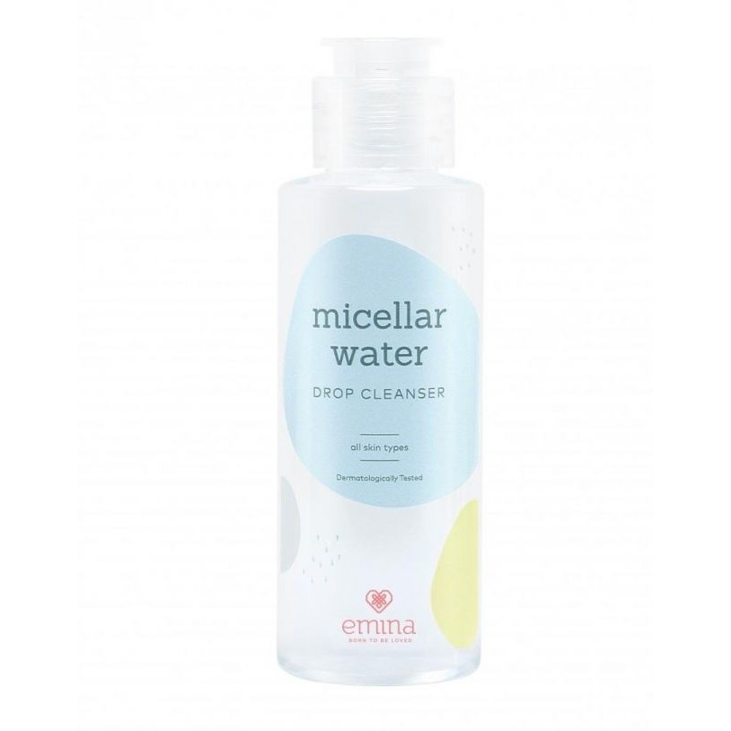 Jual Emina Micellar Water Drop Cleanser BIRU 100 ml Indonesia|Shopee ...