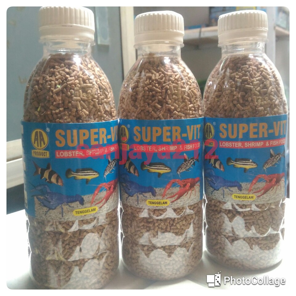 Pelet Tenggelam Pakan Ikan Dasar , Lobster , dan Udang : Super Vit ...