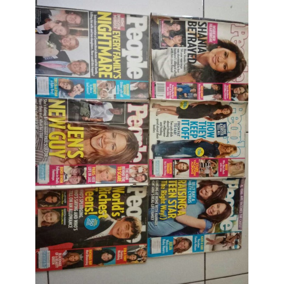 Jual Magazine People Celebrity / majalah bahasa inggris / majalah cewek ...