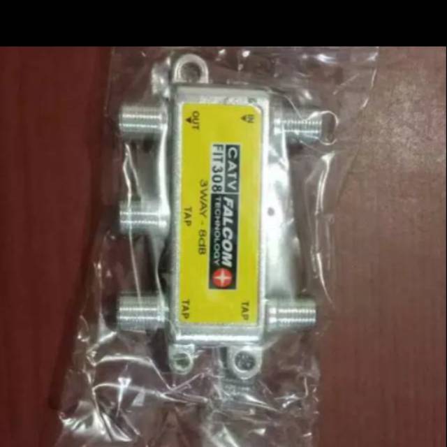 Jual Harga /10pcs Tap indoor 3 way 8dB ( Falcom ) | Shopee Indonesia
