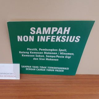 Jual Stiker Sampah Infeksius / non Infeksius / Organik versi Chromo ...