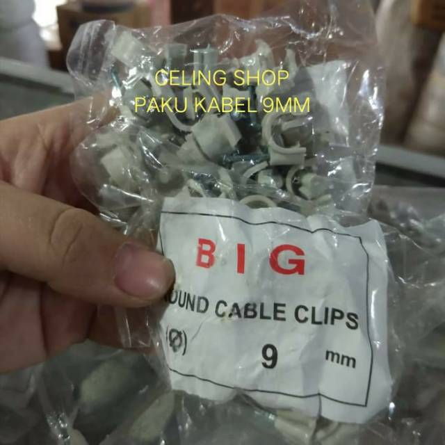 Jual PAKU CLAM CLEM KLEM KABEL LISTRIK BIASA MURAH MERIAH | Shopee ...