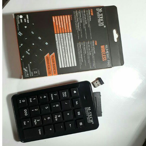 Keyboard Numeric Wireless Original M Tech Kualitas Terbaik Keyboard ...