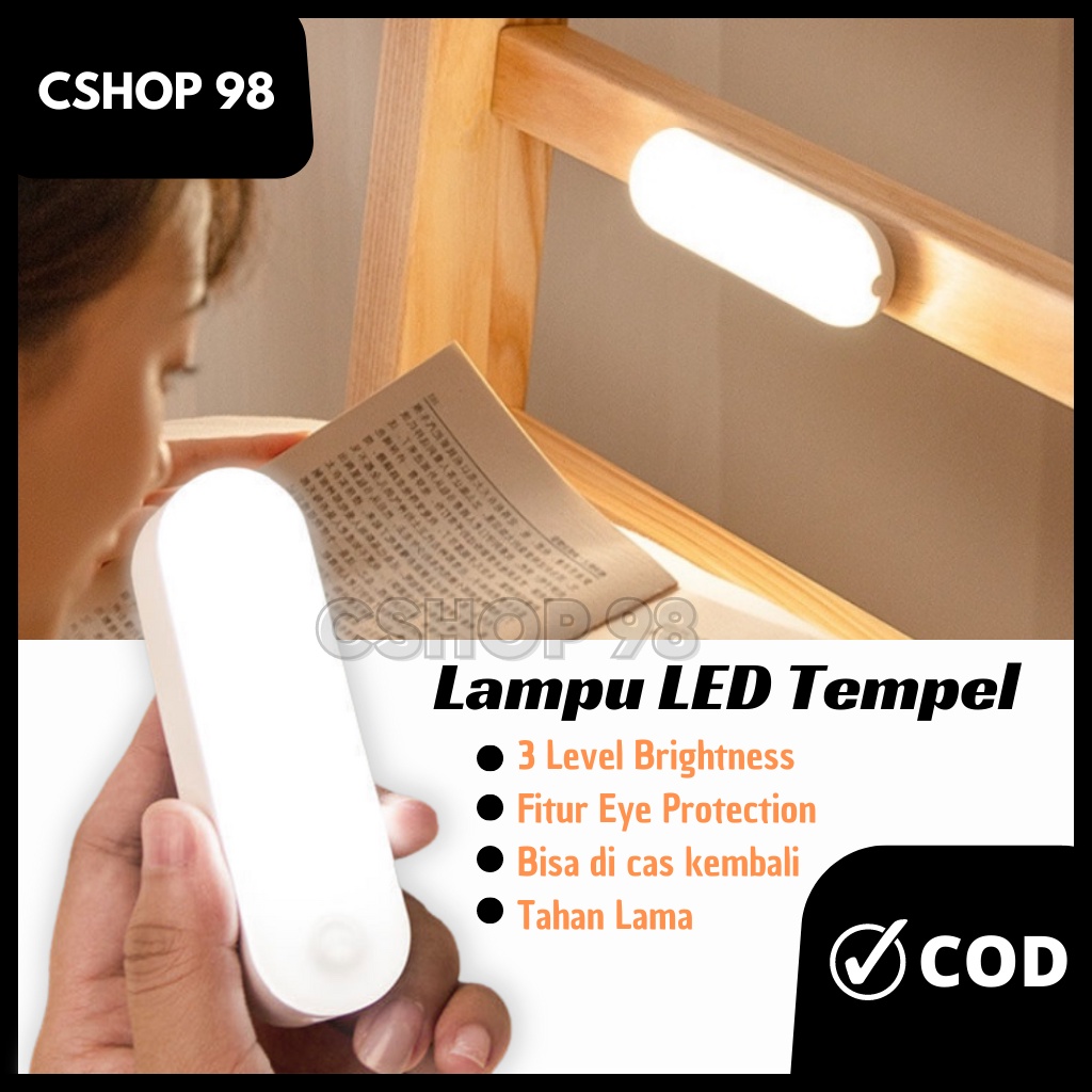 Jual LAMPU LED MAGNET SERBAGUNA SUPER TERANG 3 LEVEL PENERANGAN LAMPU ...