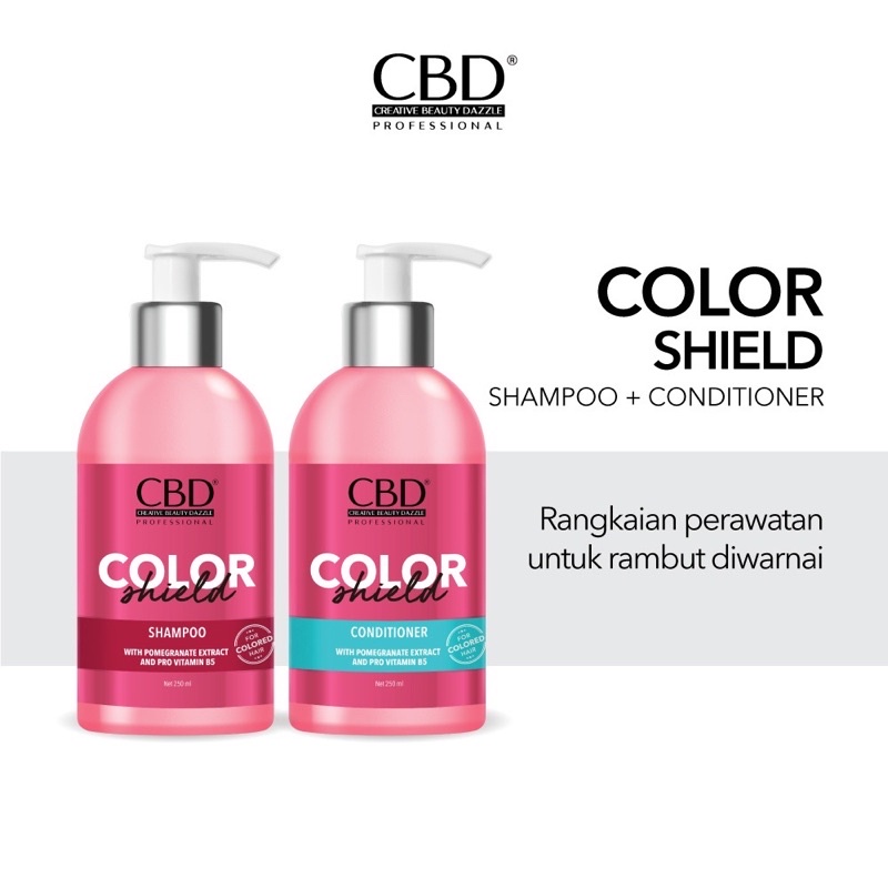 Jual CBD Color Shield Shampoo / Conditioner 250ml | Shopee Indonesia