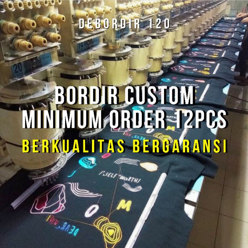 Jual bordir custom, patch bordir custom Indonesia|Shopee Indonesia