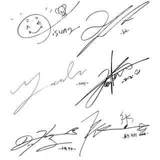 Jual Sticker Transparan Vinyl Tanda Tangan TTD Nct Dream 127 BTS ...