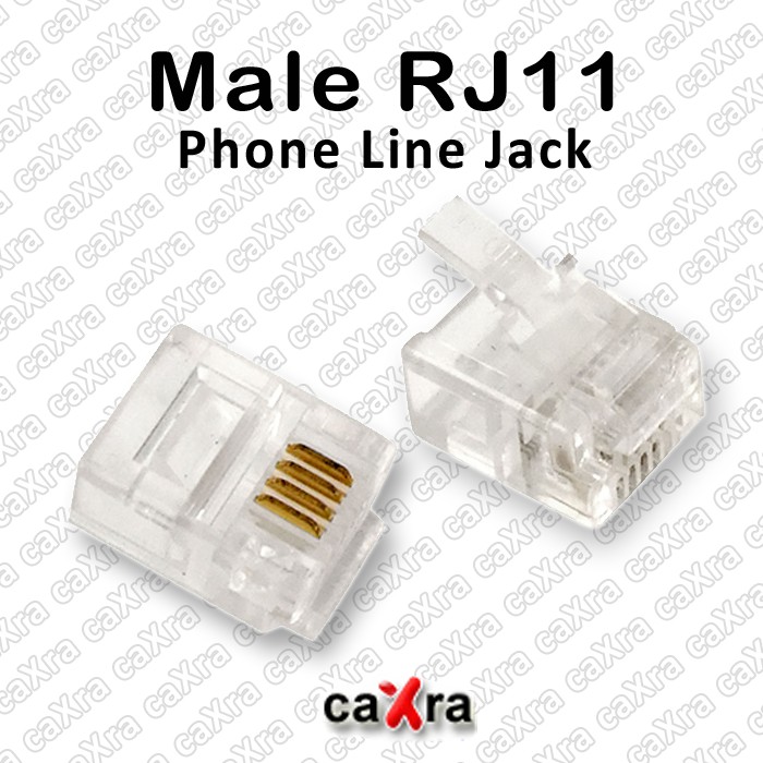 Jual RJ11 / Connector RJ11 / Male RJ11 Indonesia|Shopee Indonesia