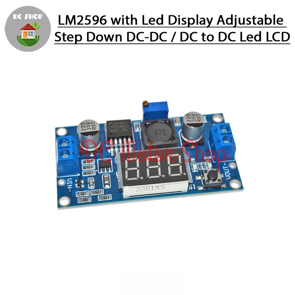 LM2596 Adjustable DC-DC Step Down Module 3A LM2596S Step Down DC to DC ...