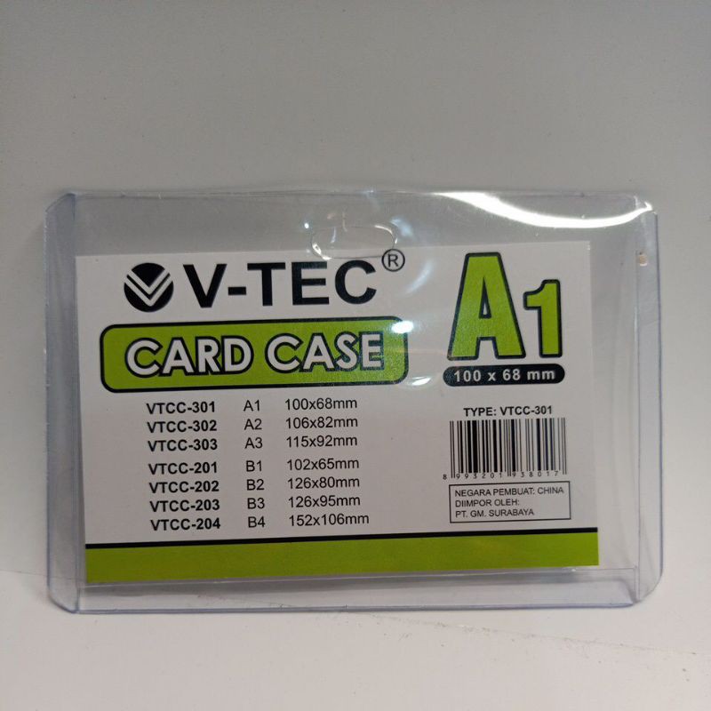 Jual CARD CASE A1 100 X 68 MM V-TEC | Shopee Indonesia