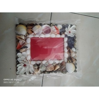 Jual Bingkai Foto 5R/Frame /FIGURA size 5R design Cangkang Kerang ...