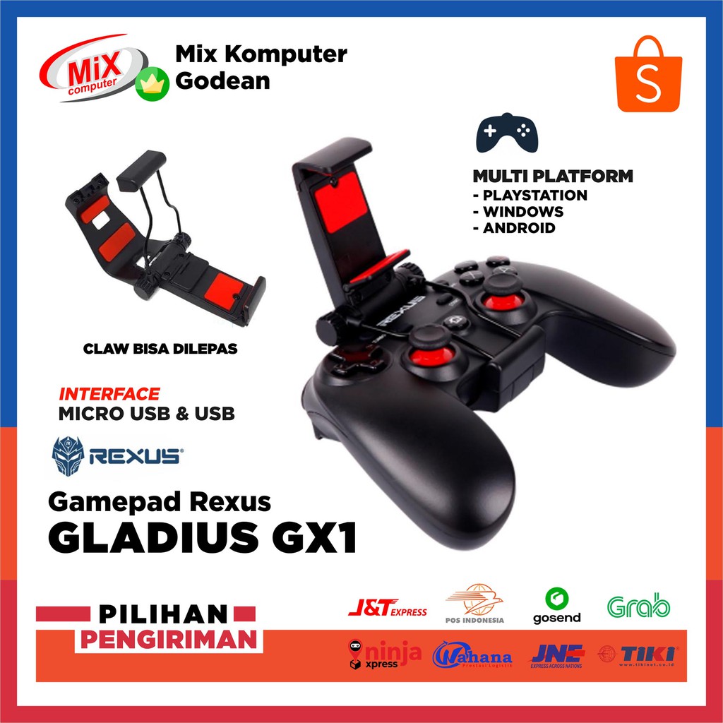 Jual Gamepad Rexus Gladius GX1 - Stick Rexus Gladius GX1 Console ...