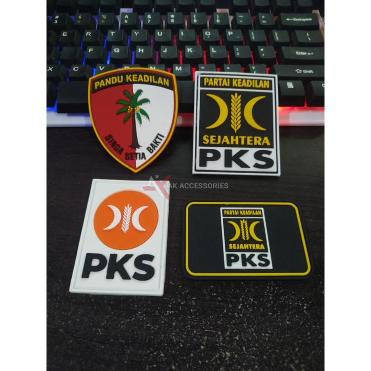 Jual patch rubber/emblem karet/pks/partai pks/pandu keadilan | Shopee ...
