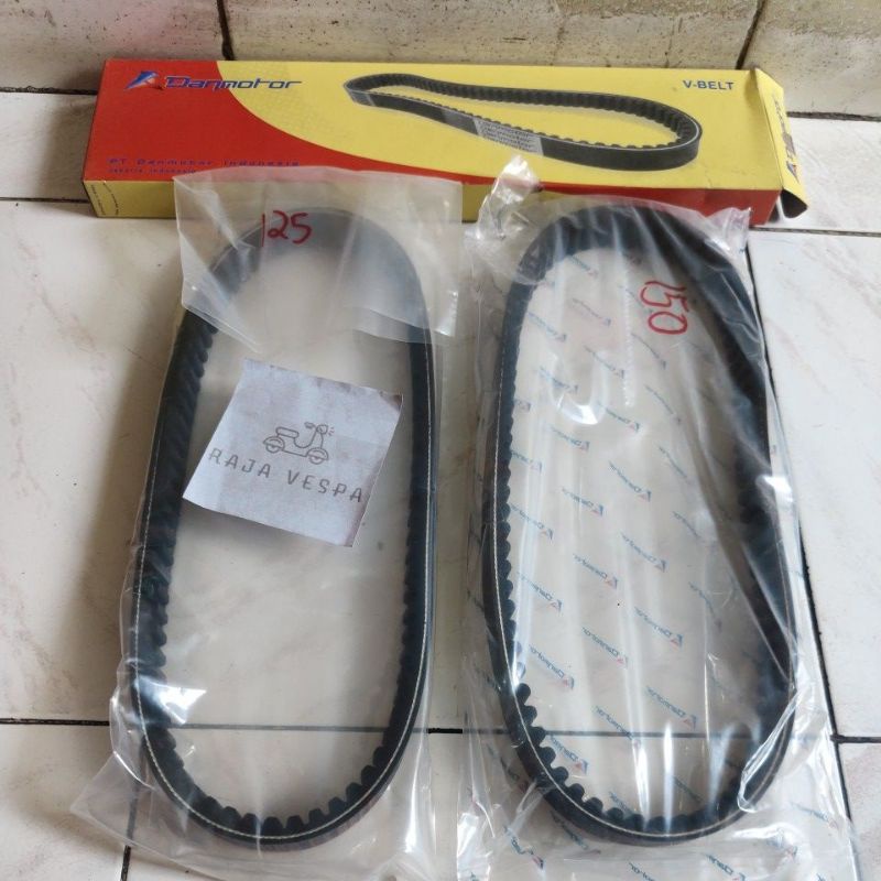 Jual Van Belt Teming V-Belt Vespa Matic 125cc 150cc Danmotor | Shopee ...