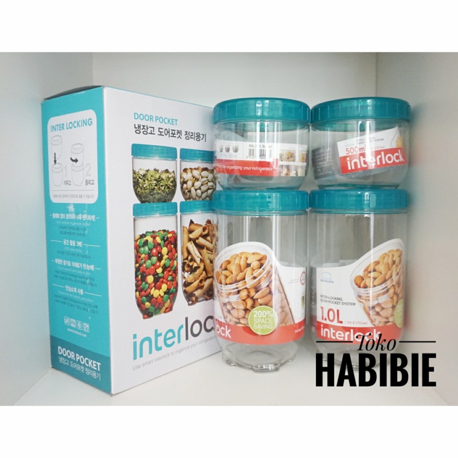 Jual LOCK&LOCK Lock n Lock Food Container Interlock Set 3 Pcs 4 Pcs ...