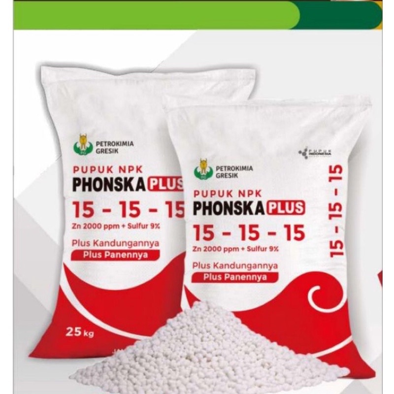 Jual PUPUK NPK PHONSKA PLUS 15-15-15 repack 100gram | Shopee Indonesia