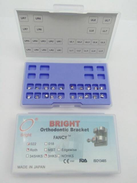 Jual Bracket Mini Roth Fancy with Hook on 3 slot 022 Behel Gigi ( Kotak ...