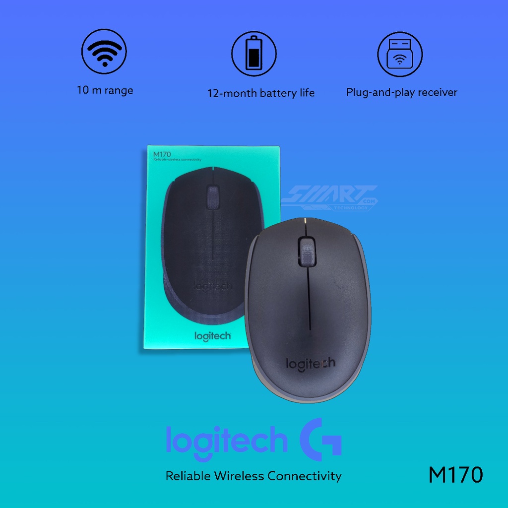 Jual Mouse Wireless Logitech M170 Original | Shopee Indonesia