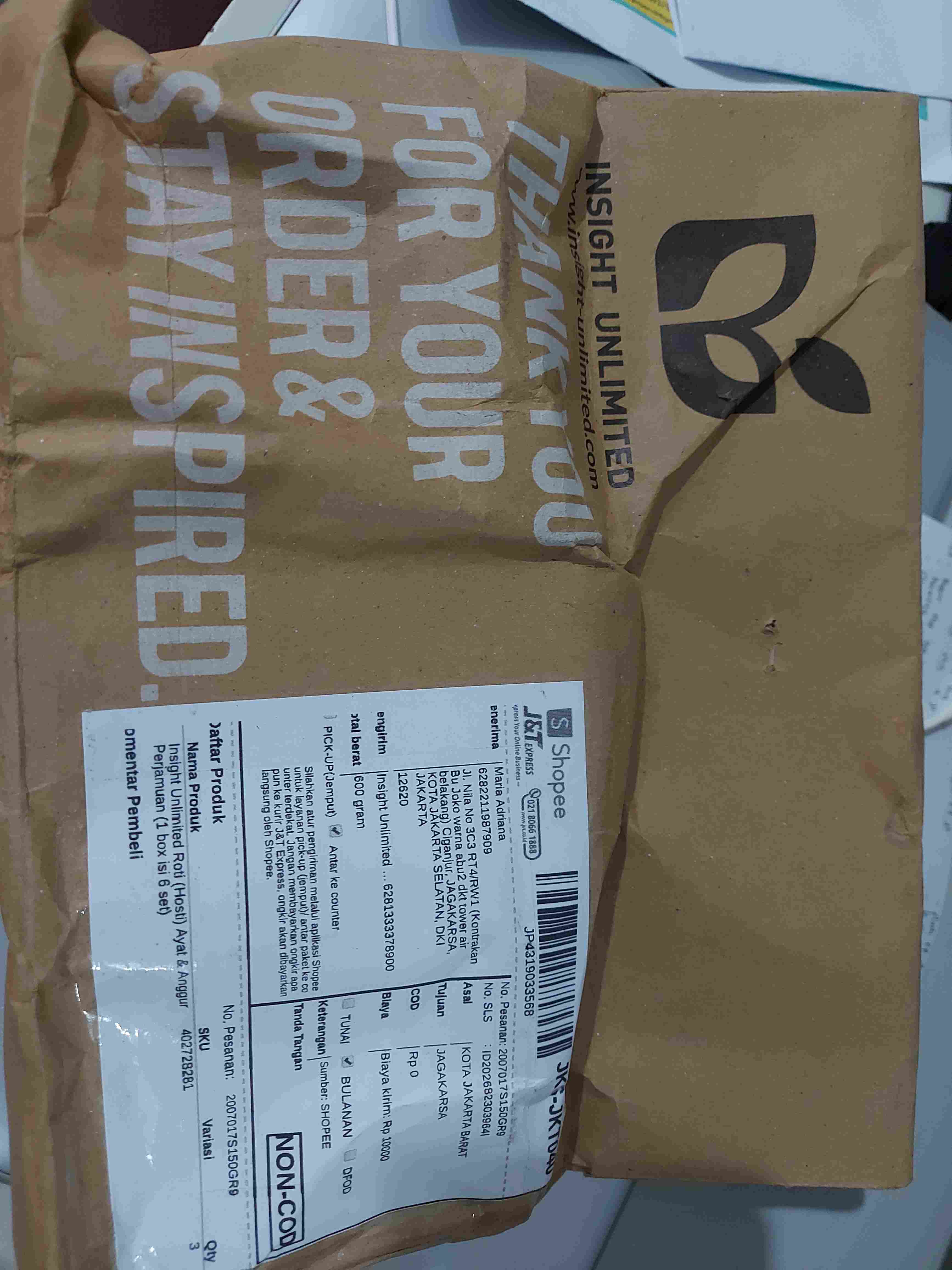 Insight Unlimited Roti (Hosti) Ayat & Anggur Perjamuan (1 box isi 6 set ...