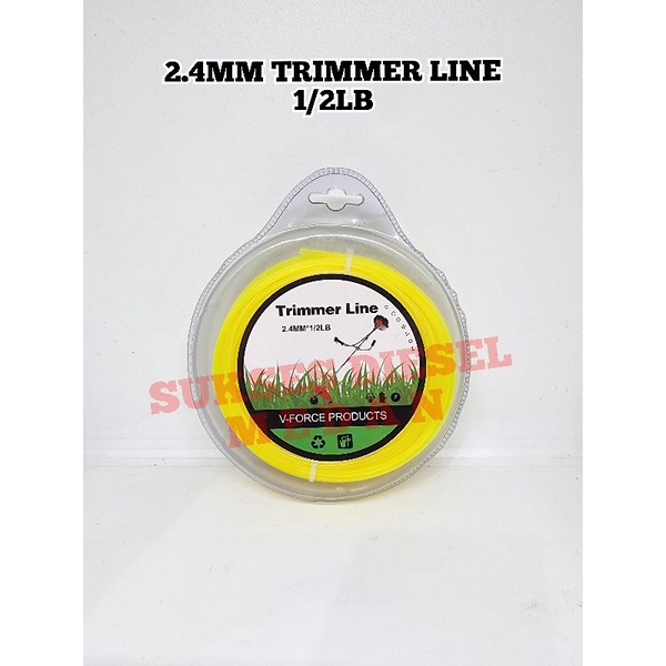 Jual Tali Senar Mesin Potong Rumput 2.4mm 1/2LB | Shopee Indonesia