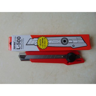 Cutter Besar Joyko L-500 Pisau Karter Silet Tajam Bagus Berkualitas ...