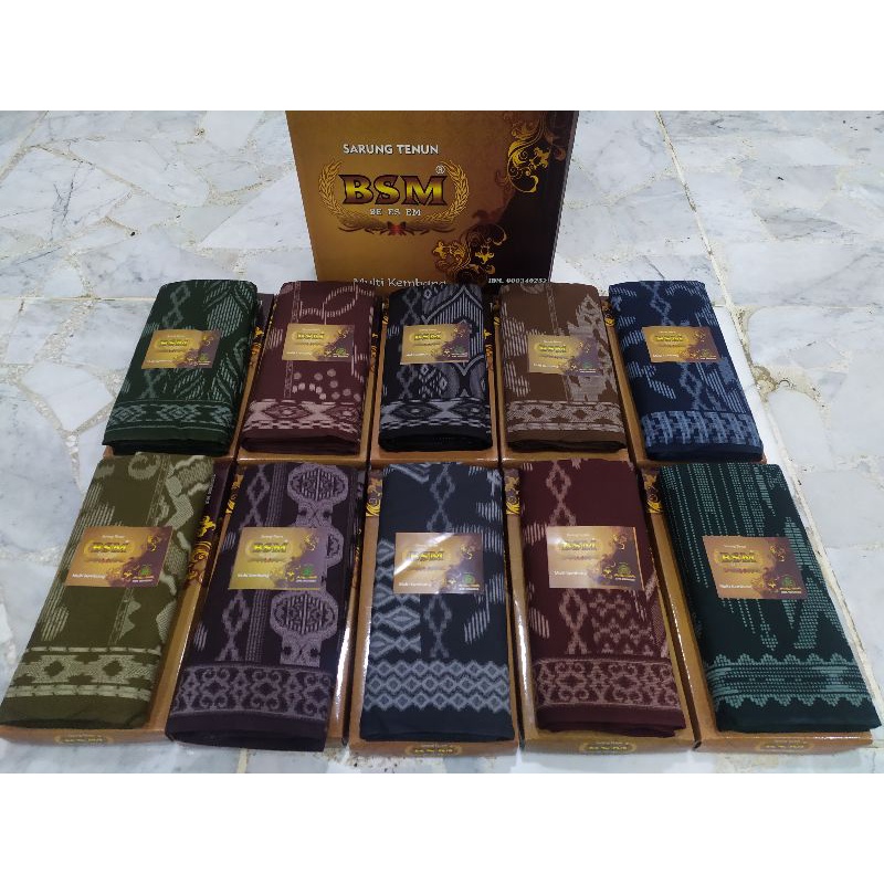 Jual Sarung BSM motif Multi Kembang | Shopee Indonesia