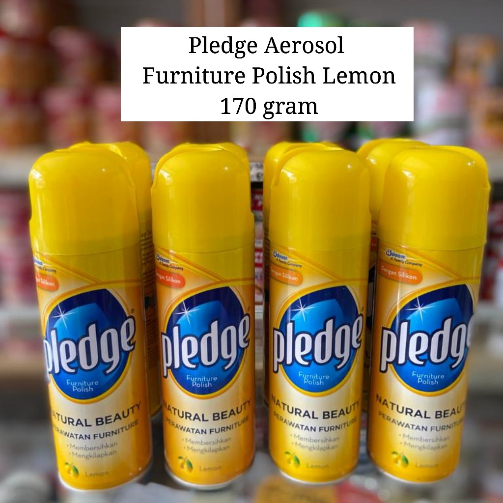 Jual PLEDGE FURNITURE POLISH / PLEDGE AEROSOL LEMON / PEMBERSIH PERABOT ...
