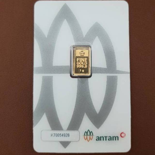 Logam Mulia Antam 1 gram. kemasan press.certieye | Shopee Indonesia