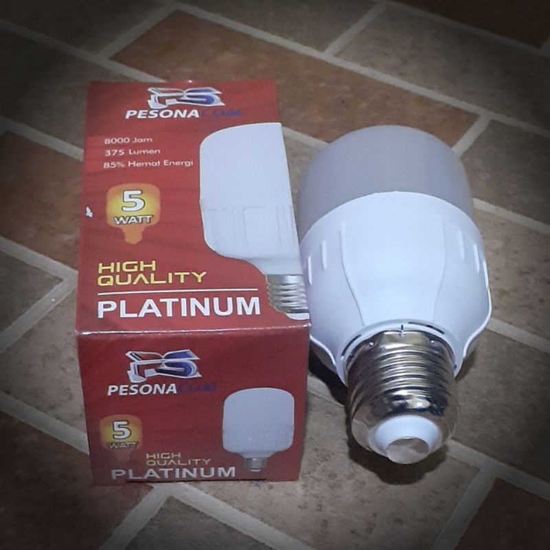 Jual Lampu Bohlam Led PESONA COM PLATINUM 5 Watt Indonesia|Shopee Indonesia Jual Lampu Bohlam Led PESONA COM PLATINUM 5 Watt Indonesia|Shopee Indonesia