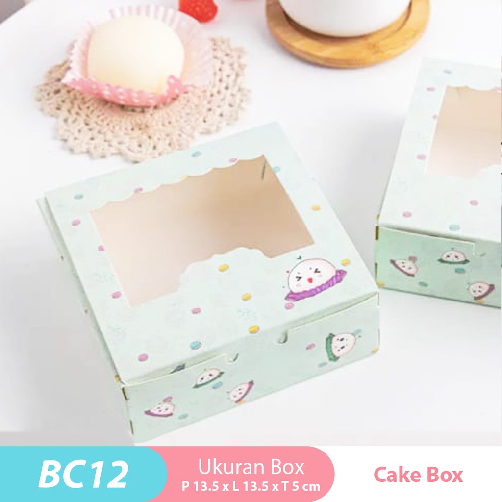 Jual Kotak Kue Bakpao BC12/ Kotak Kue Cookies/ Kotak Kue Pia/ Kotak ...