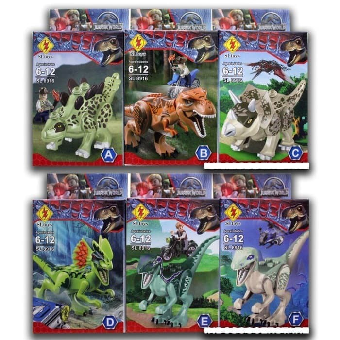 Jual Lego Dino SL 8916 Jurassic World Dinosaurus (1Set) | Shopee Indonesia