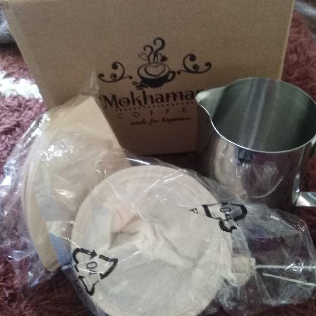 Subron Milk Jug Mug Susu Tempat Pembuih Susu Coffee Stainless 600mL ...