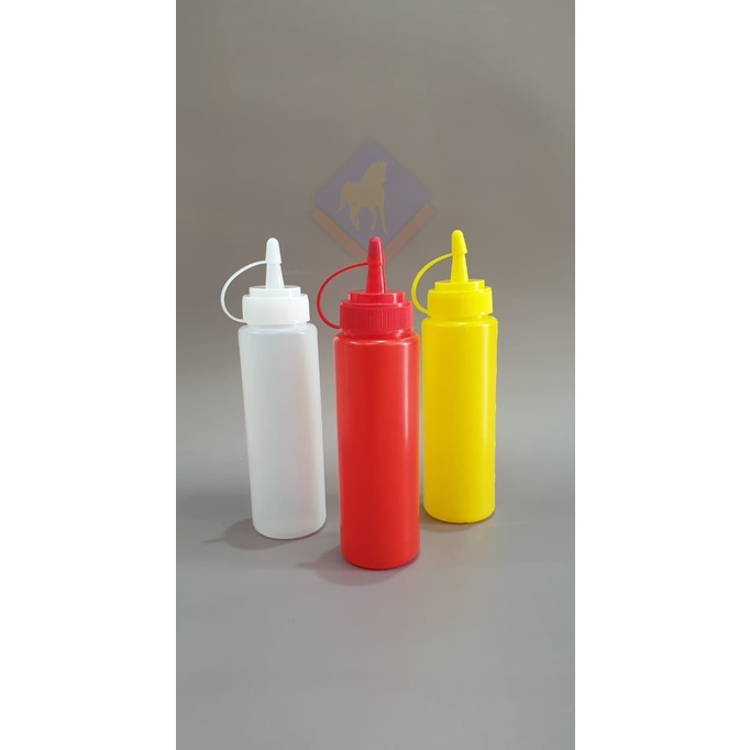 Jual Botol Saus Plastik / Botol Kecap / Tempat Kecap mayo Satu Kepala ...