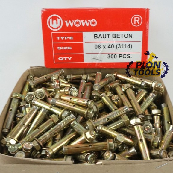 Jual Wowo Dynabolt 8 x 40 - Baut Dynabolt - Baut Tanam Tembok - Baut ...