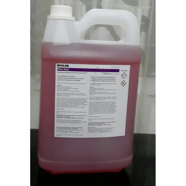 Ecolab mikro quat sanitizer desinfektan | Shopee Indonesia