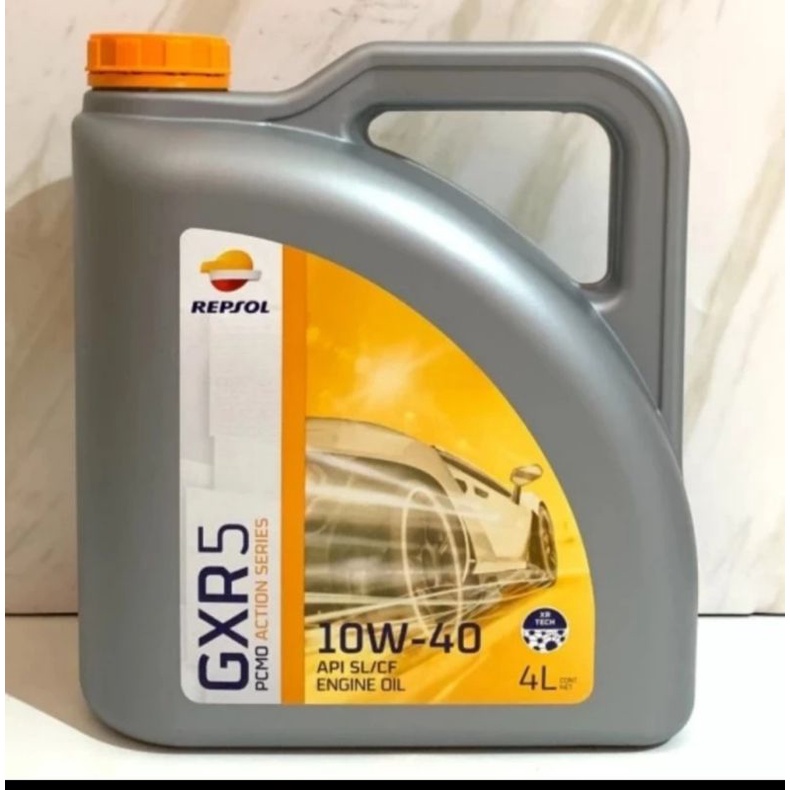 Jual Oli Mesin REPSOL GXR5/GXR 5 Sae 10W40/10W 40 Api SL/CF (4 Liter) | Shopee Indonesia