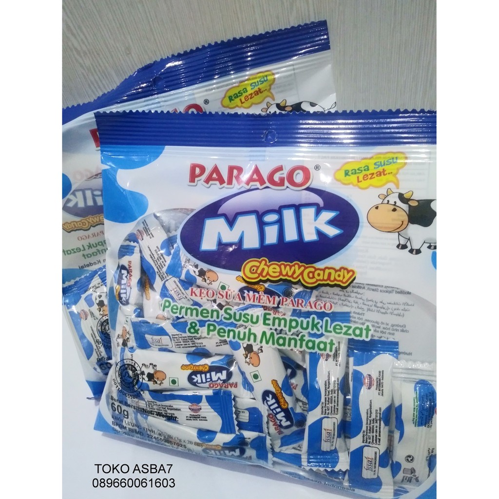 Jual Parago Milk Chewy Candy 60GR | Shopee Indonesia
