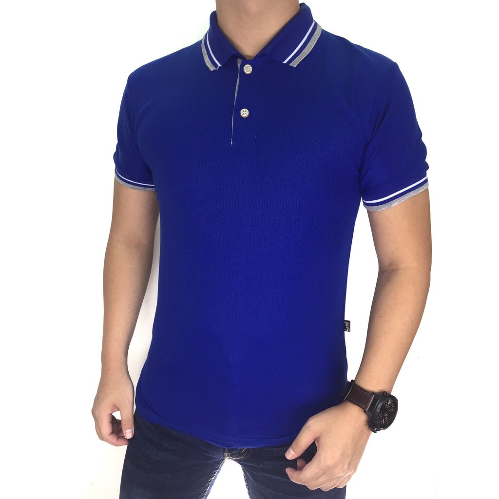 Jual Polo Shirt Kaos Kerah Polos Baju Pria Cowok Bahan Lacos Lacoste ...