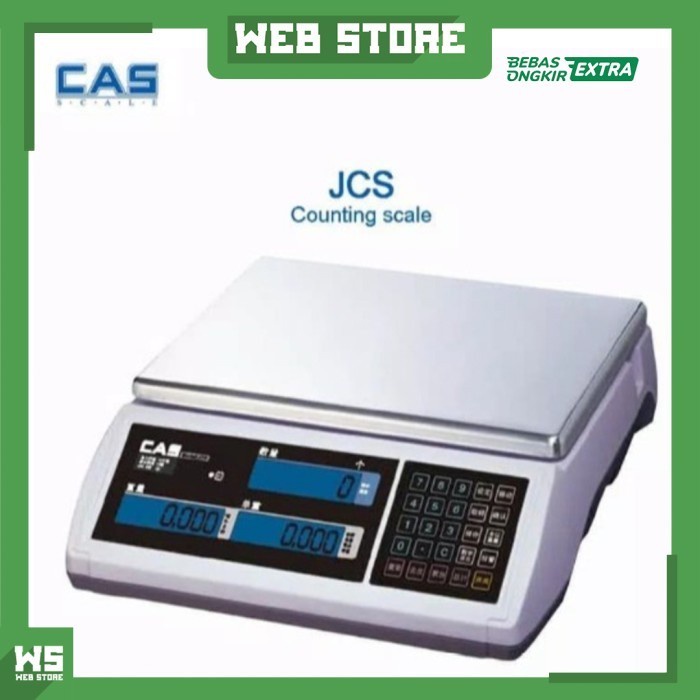Jual Timbangan Meja Digital Hitung Counting Buah/Sayur/Baut CAS JCS 30kg | Shopee Indonesia