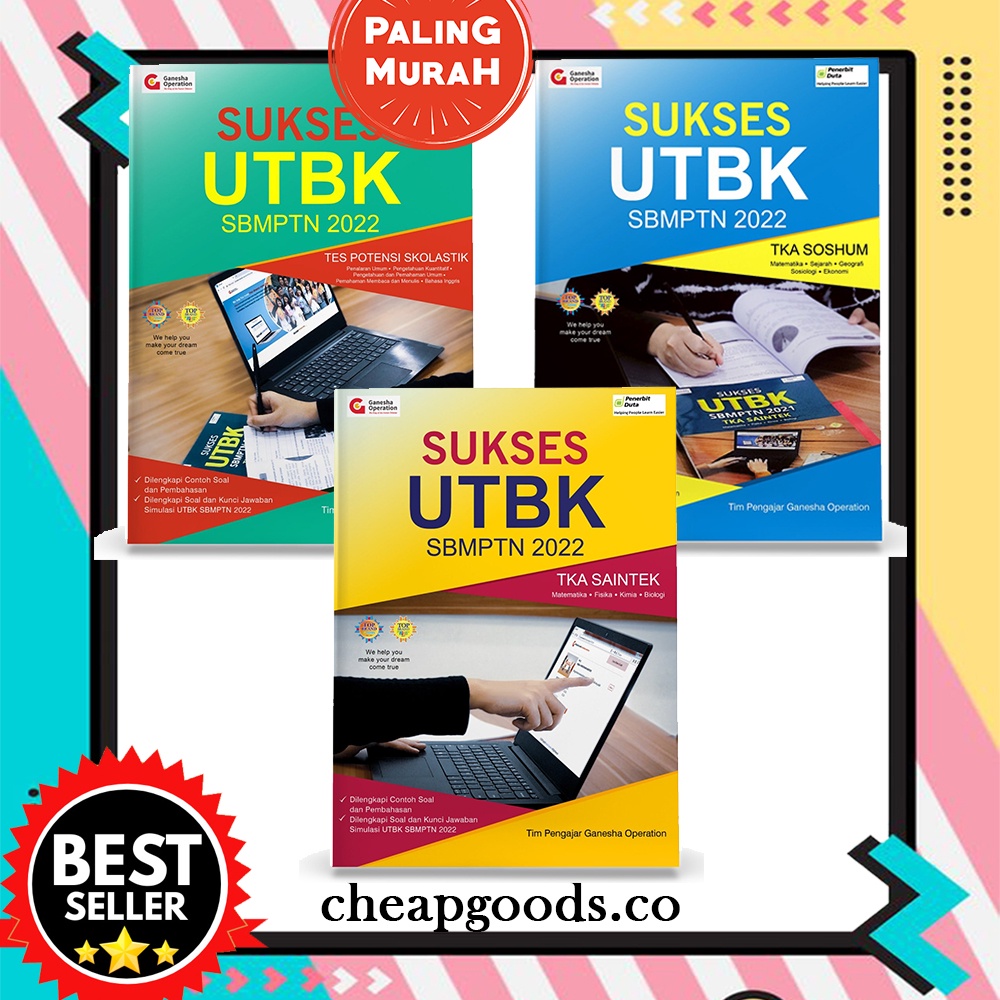 Jual BUKU UTBK SBMPTN GANESHA OPERATION (GO) 2022 TKA SAINTEK - SOSHUM - TPS / BUNDLE | SUKSES ...